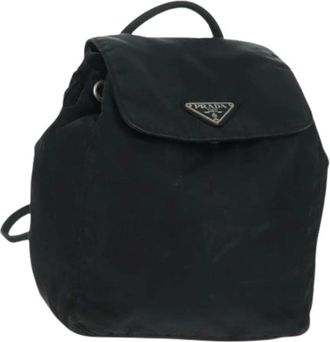 Prada unisex, Pre-owned, Noir, Taille: ONE Size Sac &agrave; dos en nylon Pre-owned