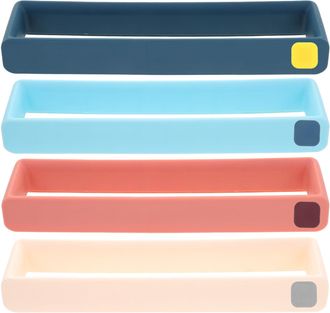 Angoily 4 St&uuml;ck Wandmontiertes Selbstklebendes Schuhregal aus Rostbest&auml;ndigem Material f&uuml;r Badezimmer und Eingangsbereich Bohrfreie Hausschuhablage Zur Platzs