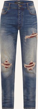 Amiri Amiri Destroyed Jeans mx1 Skinny Fit blau