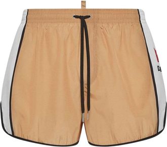 Dsquared2 Homme, Maillots de bain, Beige, Taille: XL Boxer Midi
