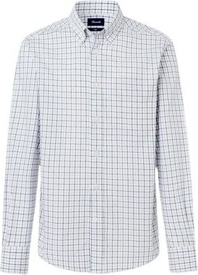 Fa&ccedil;onnable Chemise droite &agrave; carreaux en coton