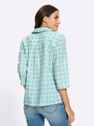 Witt Klassische Bluse Druckbluse 3/4-Arm