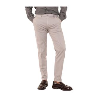 Re-hash Schmale Passform Graue Chinos - - Trousers - Herren - Grau - W36