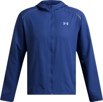 Under Armour Herren Storm Run Hooded Jacket Laufbekleidung Laufjacke Tech Blue - Blau L