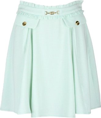 Elisabetta Franchi Femme, Jupes, Bleu, Taille: 40 FR Gonna a Ruota