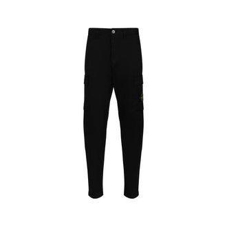 Stone Island Pantalon cargo fusel&eacute; en coton m&eacute;lang&eacute;