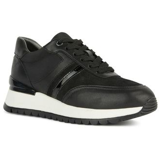 Geox Damen D DESYA A Sneaker, Black B, 35 EU