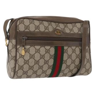 Gucci Pre-owned Vintage GG Canvas Schultertasche - - Pre-owned - Damen - Beige - ONE SIZE