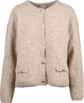 Marella Femme, Pulls, Beige, Taille: 44 FR Davina Cardigan