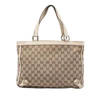 Gucci Sac Cabas Pre-owned en Toile - Femme - Pre-owned - Brun - Taille: ONE Size