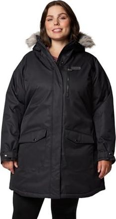 Columbia Long Insulated Jacket Suttle Mountain Veste Isolante Longue, Noir 2024, XXL Femme