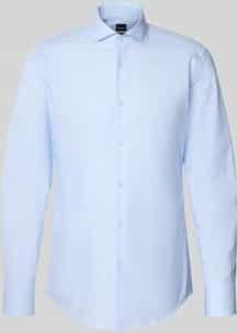 HUGO BOSS Slim Fit Freizeithemd aus reiner Baumwolle