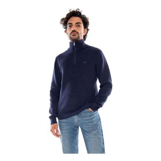 Levi's Pull Col Roul&eacute; HM - Homme - Pulls - Bleu - Taille: M