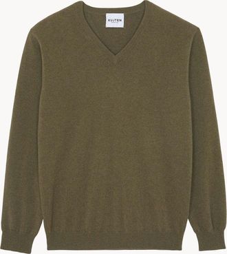 Kujten Pull cachemire col V - Pull Vince