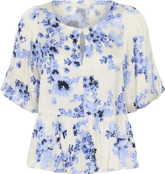 Part Two Femme, Blouses et Chemises, Bleu, Taille: 46 FR Shadow Flower 305033 Blouse