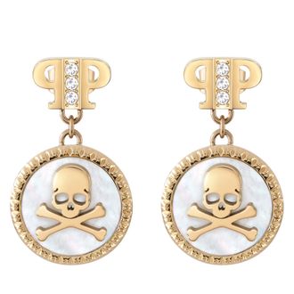 Philipp Plein Ohrringe PHILIPP PLEIN Plein Mini Logo PJ2EA08EU Goldfarben