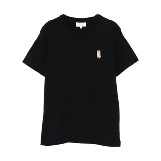 Maison Kitsun&eacute; Damen, Oberteile, Schwarzk, XSGr&ouml;&szlig;e