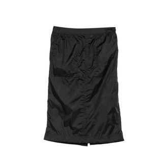 Saint Laurent Ruched-detail Midi Skirt