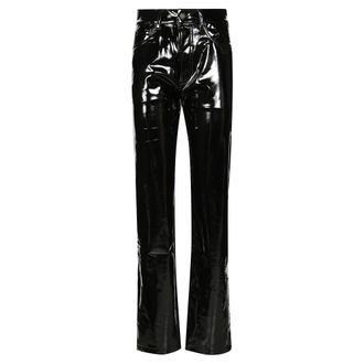 Fiorucci Vinylhose - - Trousers - Damen - Schwarzk - W28