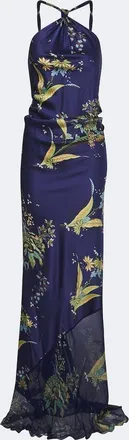 Staud Maxikleid Charli aus einem Seidengemisch