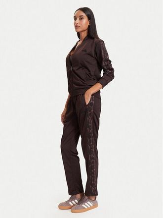 adidas Jogginganzug Essentials 3-Stripes KB8933 Braun Regular Fit