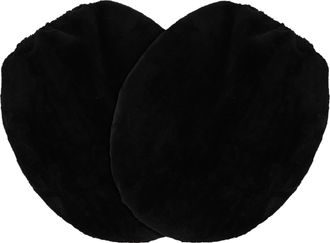 Valiclud 2 St&uuml;ck Badezimmerzubeh&ouml;r Toilettensitzschutz wc deckelbezug Toilettendeckel Black