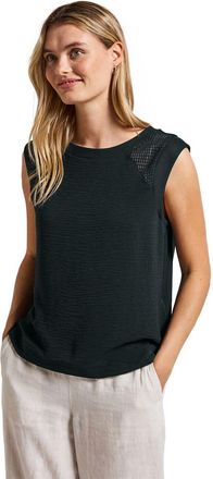 Street One Damen Top mit Mesh-Details