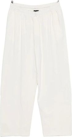 Emporio Armani Homme, Pantalons, Blanc, Taille: XL Tailored Wool Pantalons