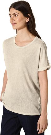 Cecil Damen B322682 T-Shirt, Pumice Beige, XL
