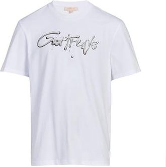 Gertrude T-shirt imprim&eacute; Leonce en coton