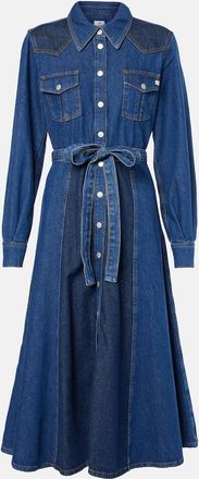 AG - Adriano Goldschmied Hemdblusenkleid Marseille aus Denim