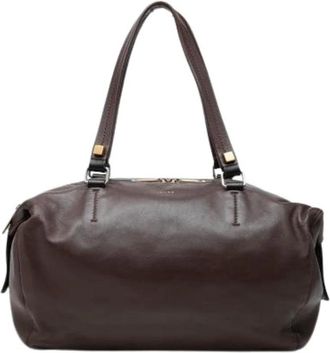 Celine Pre-owned Trio Shoulder Bag - Femme - Pre-owned - Brun - Taille: ONE Size