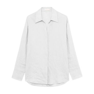 Gianni Lupo Femme, Blouses et Chemises, Blanc, Taille: 38 FR Camicia Oversize