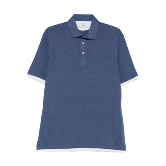 Brunello Cucinelli Herren, Oberteile, Blau, 2XLGröße