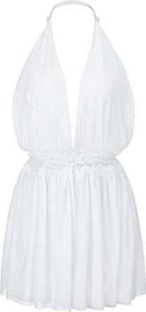 Generic Collant Fishnet Babydolls Femmes Sexy Style en Dentelle avec Anneau en Acier Bretelles Sexy Combinaison Femme Sexy Valentin SM Saint Sexy Hot Spaghett