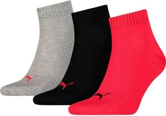 Puma Plain Quarter-Socken 3er-Pack