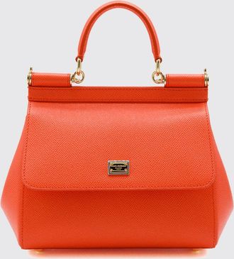 Dolce & Gabbana Mini sac &agrave; main Sicily en cuir de veau grain&eacute;