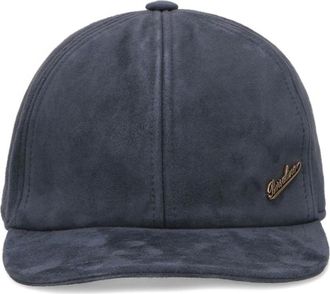 Borsalino unisex, Accessoires, Bleu, Taille: L Otis Baseball Cap In Suede
