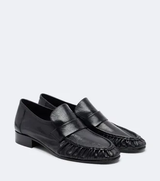 The Row Mocassins Soft en cuir danguille