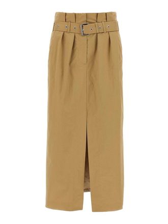 Dries Van Noten Jupe Midi - Beige