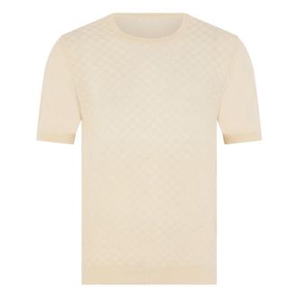 Fedeli Kurzarmpullover - - Knitwear - Herren - Beige - L