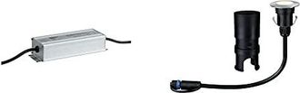 Paulmann 988.50 Outdoor IP44 230/24V DC 150W Trafo Transformator Aussenleuchten & 939.51 Outdoor Plug & Shine Floor Mini IP65 3000K 2,5W 24V LED Bodeneinbauleu