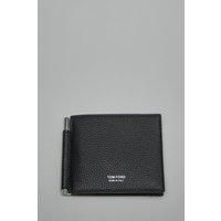 Tom Ford Soft Grain Leather T Line Money Clip Wallet