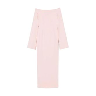Solace London Kleid mit schulterfreiem Ausschnitt Midi - - Dresses - Damen - Rosa - 2XS