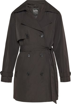 Usha Mantel Frauen Schwarz