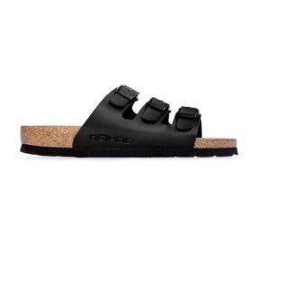 Rohde Schwarze Damensandale mit zwei Riemen - - Shoes - Damen - Schwarzk - 42 EU