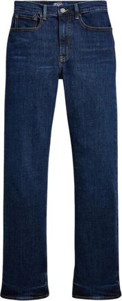Polo Ralph Lauren Femme, Jeans, Bleu, Taille: W26 Jean Droit Taille Haute
