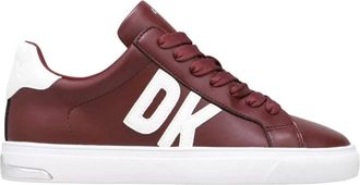 DKNY Dkny, Femme, Chaussures, Brun, Taille: 38 EU Abeni Logo Low-Top Baskets