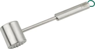 Fackelmann Chefkoch trifft Hochwertiger Fleischklopfer aus Edelstahl, ideal für Schnitzel & Co, spülmaschinengeeignet, robust und langlebig