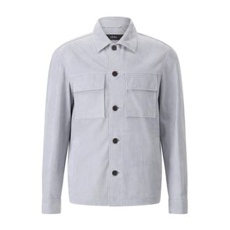 Arma Homme, Vestes, Bleu, Taille: 2XL Mex Leather Jacket